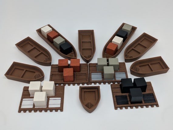 Imhotep Boats and Sleds Upgrade Raft Token Boardgame - Etsy