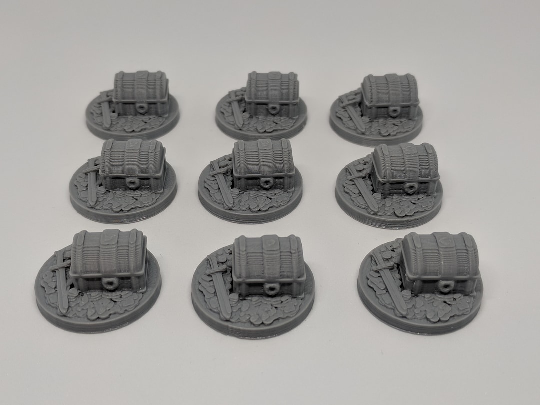 Dungeon Treasure Chests - Custom - Colors - Board Game - Search Token ...