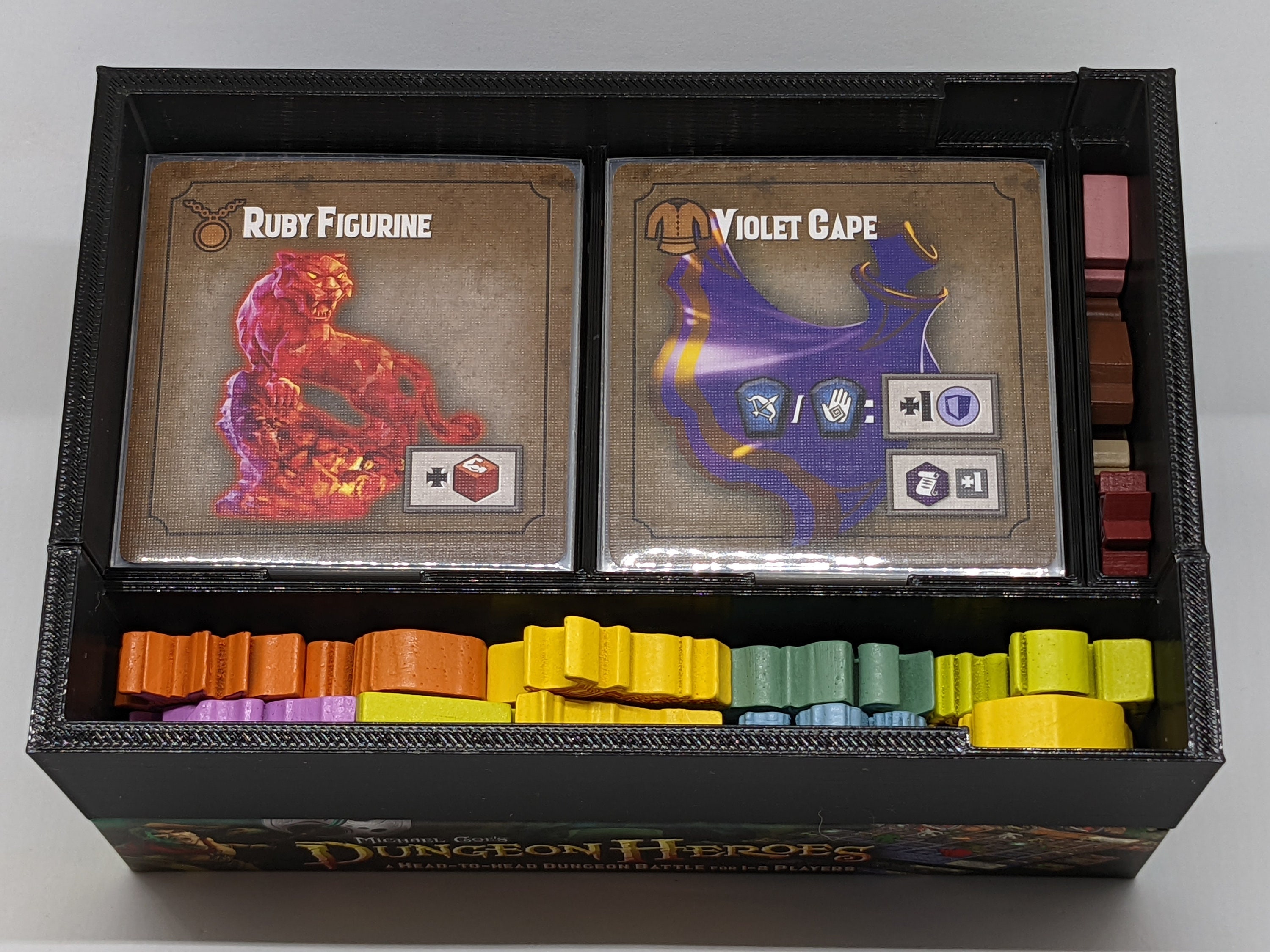 Tiny Epic Dungeons & Stories Expansion Insert for Sleeved Cards - 3D ...
