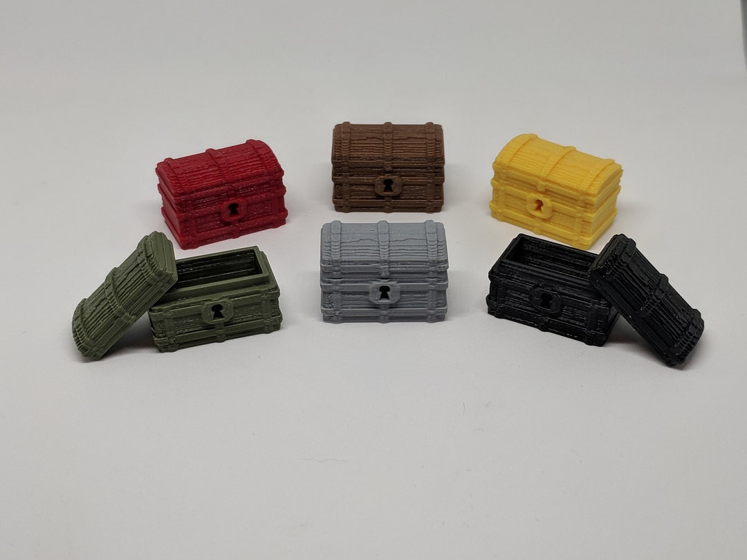 Dungeon Treasure Chest: 3D Printed Board Game Upgrade - Dnd/gloomhaven ...