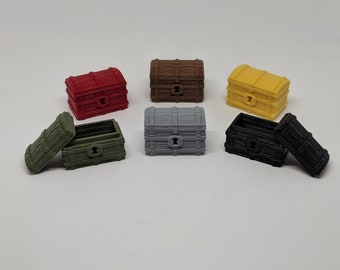 Dungeon Treasure Chests Custom Colors Board Game Search Token Descent ...