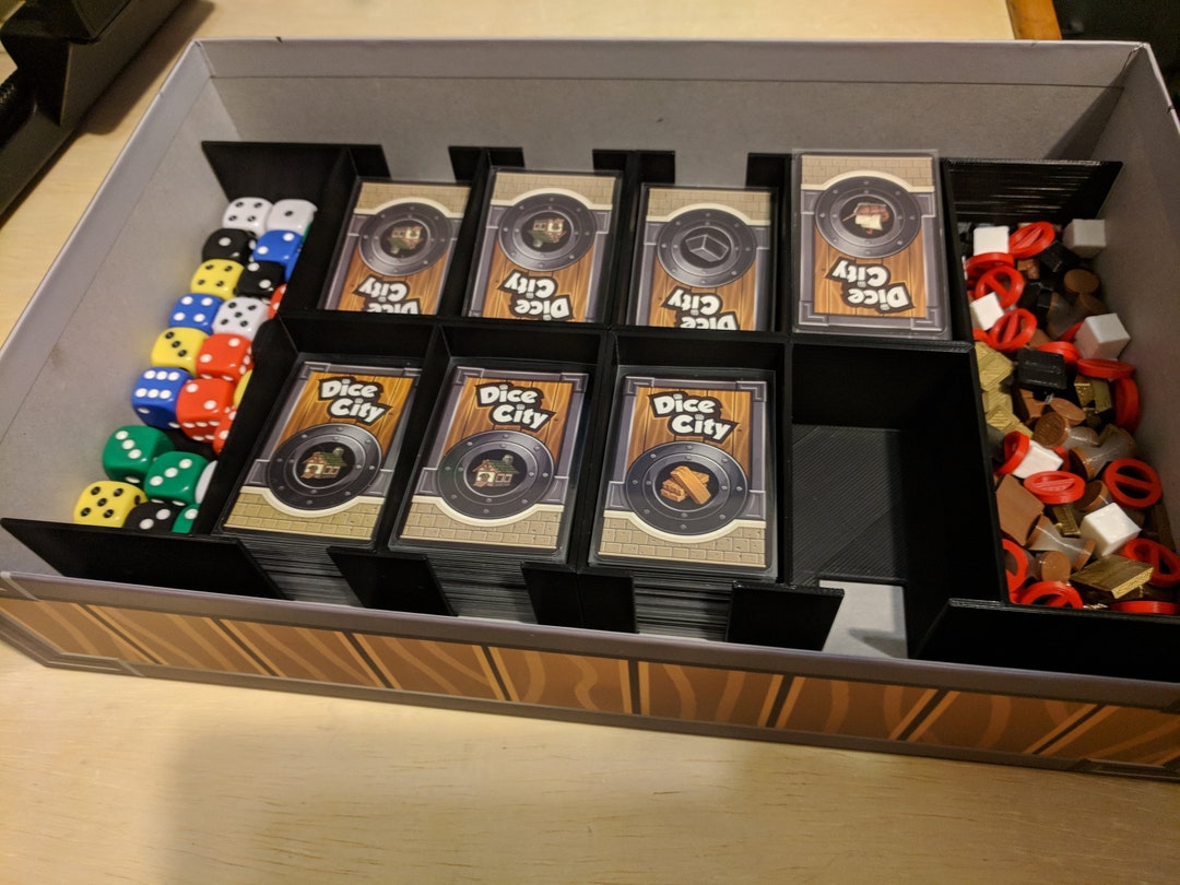 Dice City Insert/divider Upgrade - Custom - Divider - Sorter - Sleeved ...