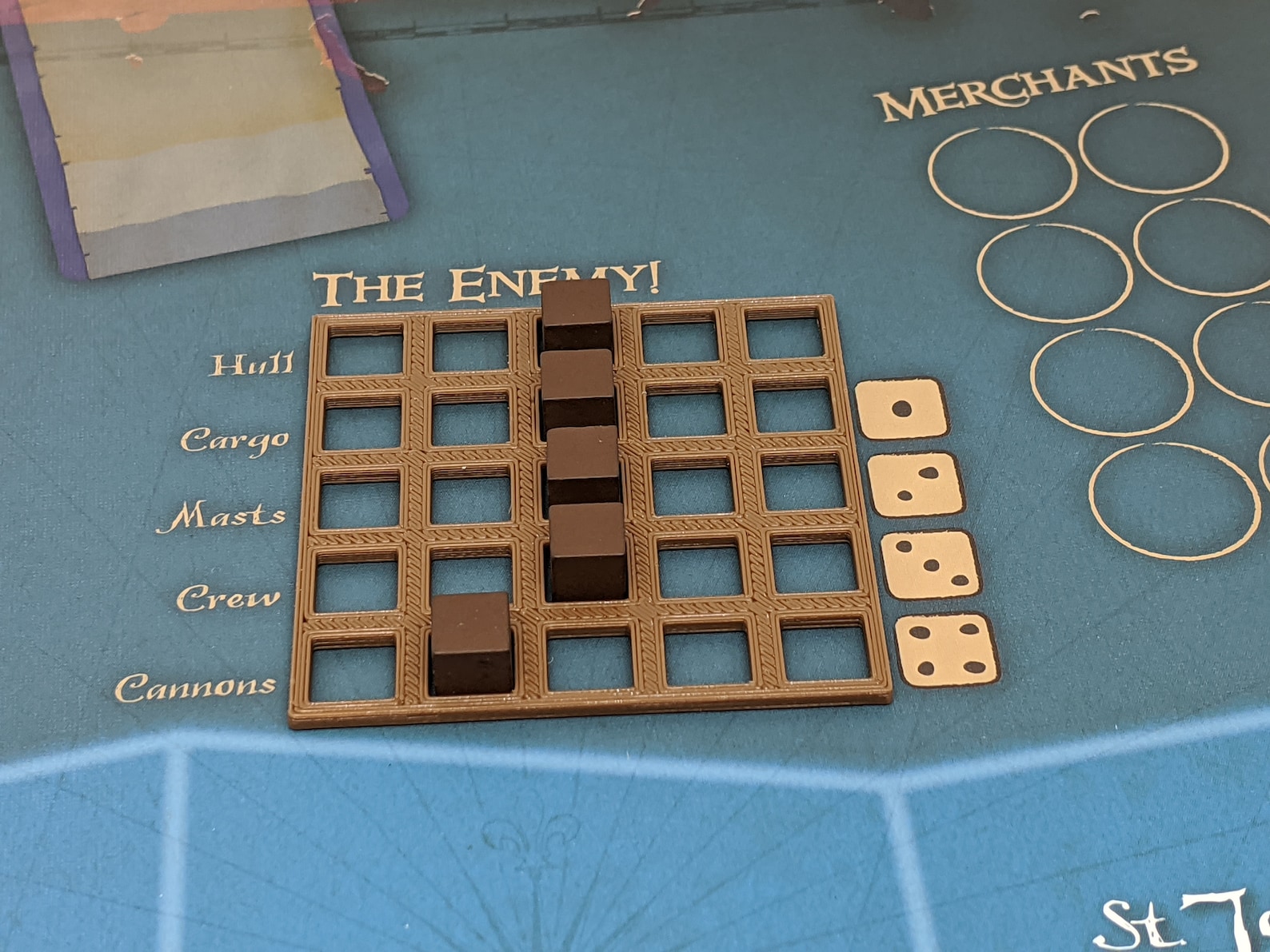 3D Printed Hit Location Overlays: Merchants and Marauders Board Game - Etsy