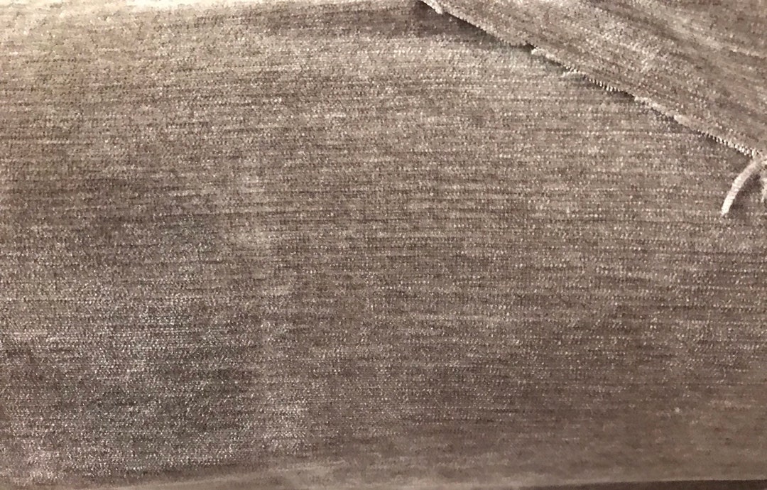 Double - Sided Chenille Upholstery Fabric- Grey Chenille, for Curtains ...