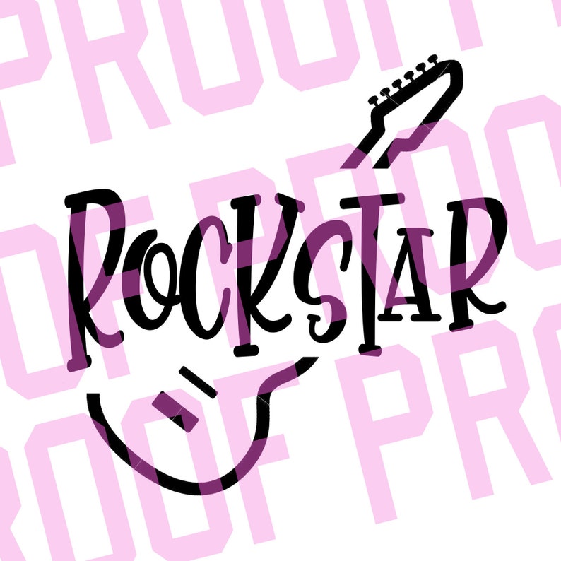 Rockstar SVG | Etsy