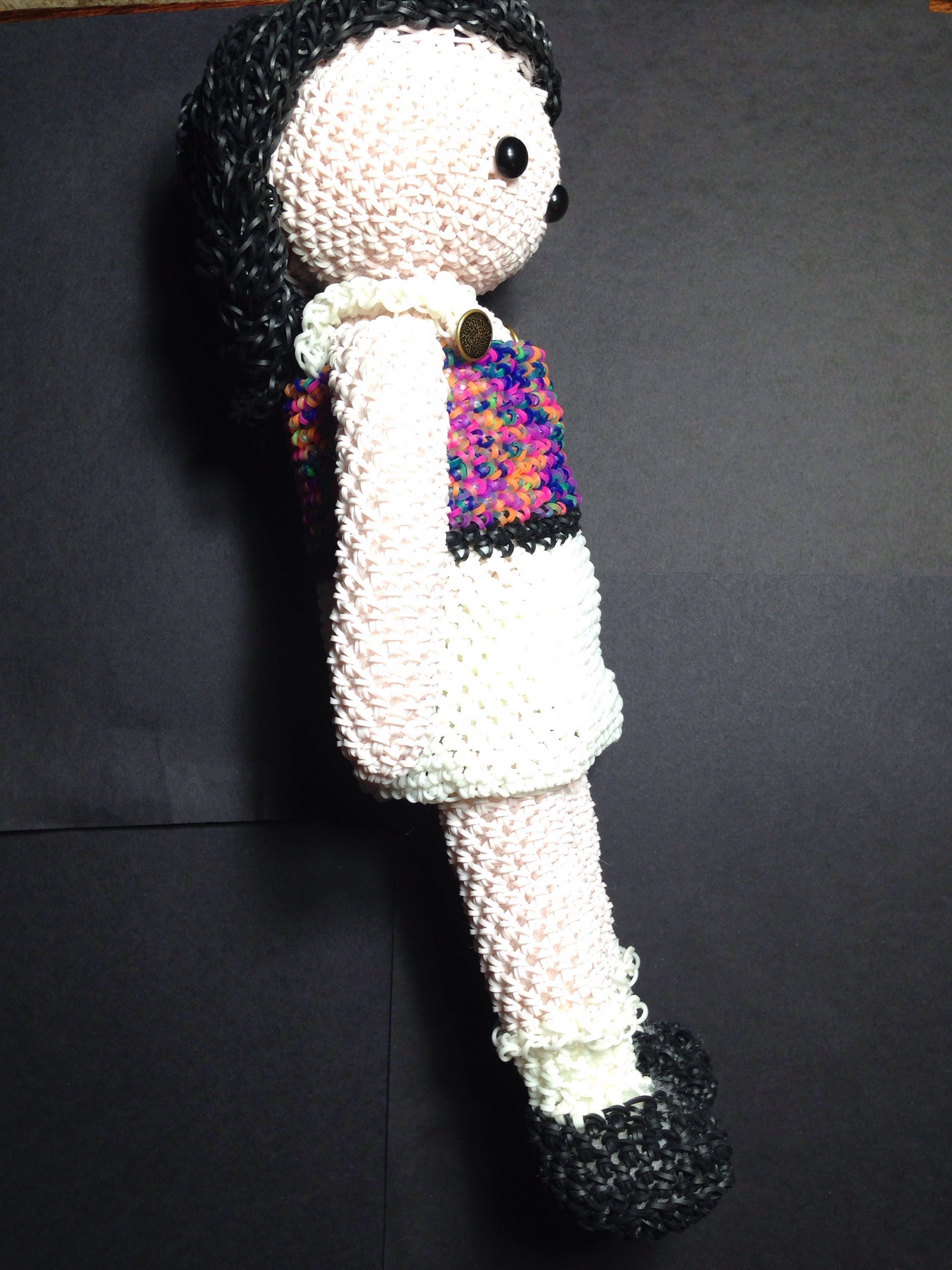 Rainbow loom doll | Etsy