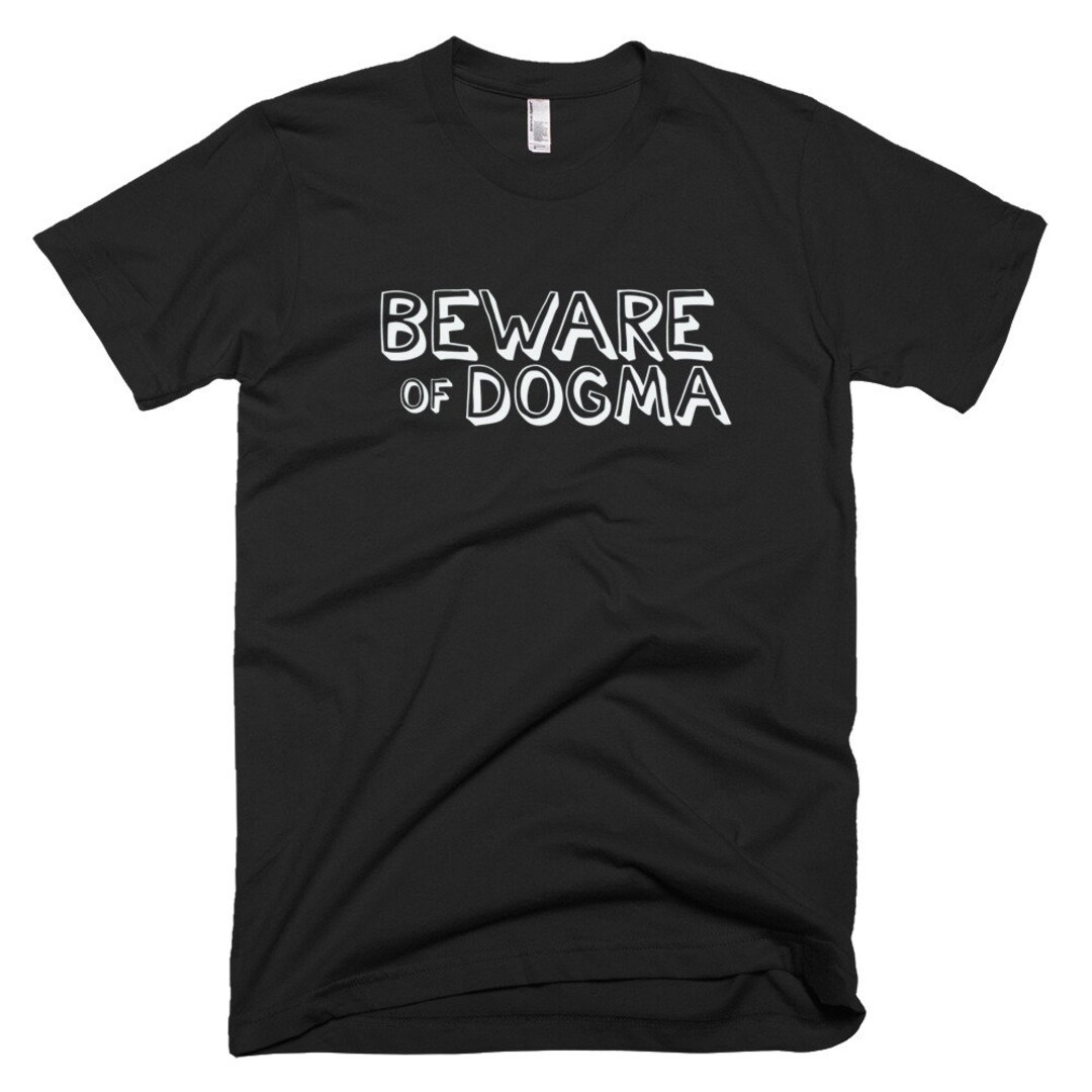 beware-of-dogma-funny-anti-religious-short-sleeve-t-shirt-etsy