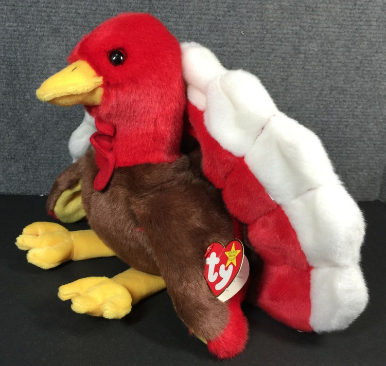 Ty Beanie Buddies Gobbles 1999, Ty Turkey, New With Tags, PE Pellets ...