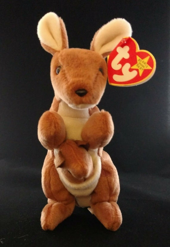 Rare Ty Beanie Baby pouch the Kangaroo | Etsy