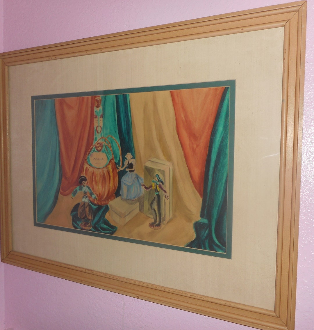 Amazingly Detailed Oil on Canvas With Frame mancini 19th Century - Etsy