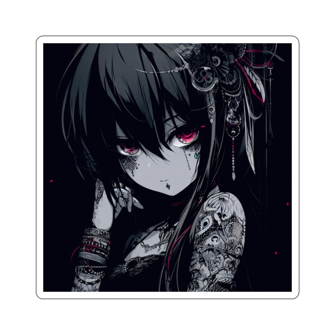 Anime Stickers Anime Girl Tattoo Dark Anime Cute Anime Anime Girl ...