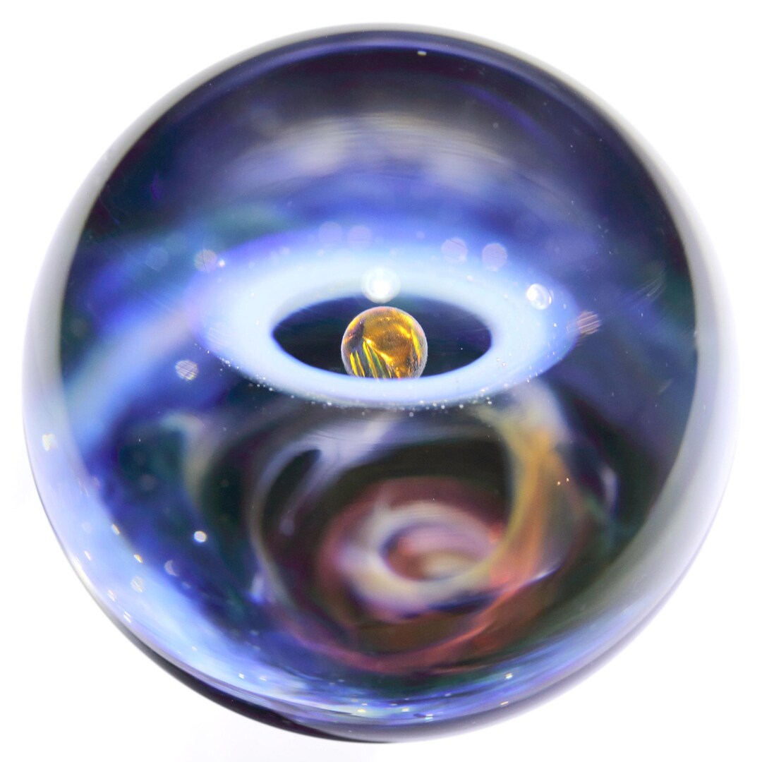 Unique Gift, 47mm Nebula Galaxy Glass Marble, Nebula Space Glass Sphere ...