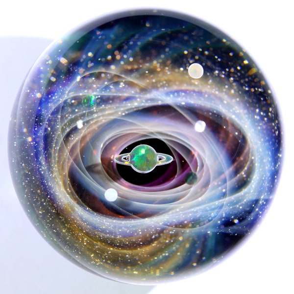 Galaxy Glass Orb - Etsy