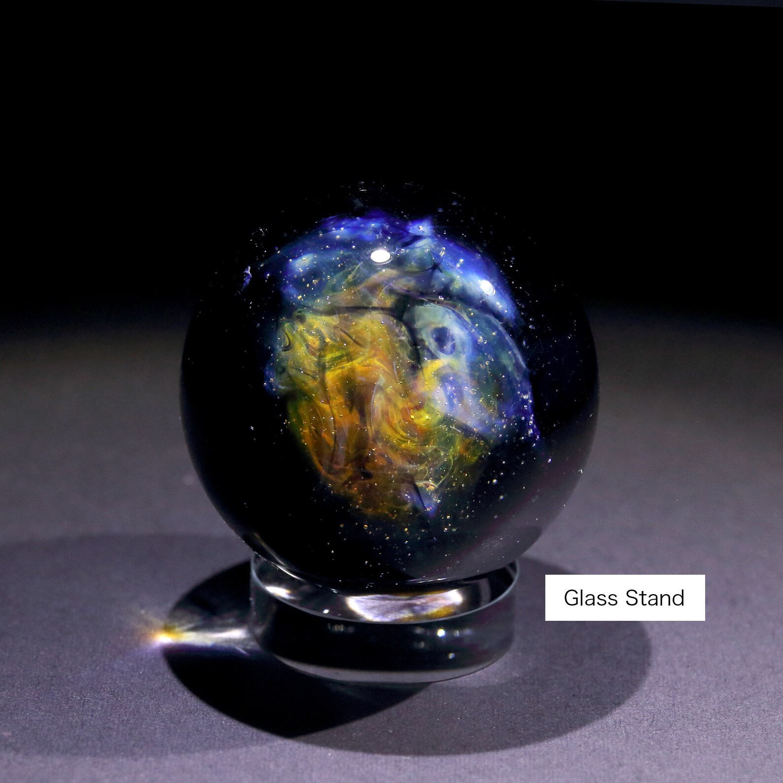 Unique Gift, 47mm Nebula Galaxy Glass Marble, Opal Space Sphere Object ...