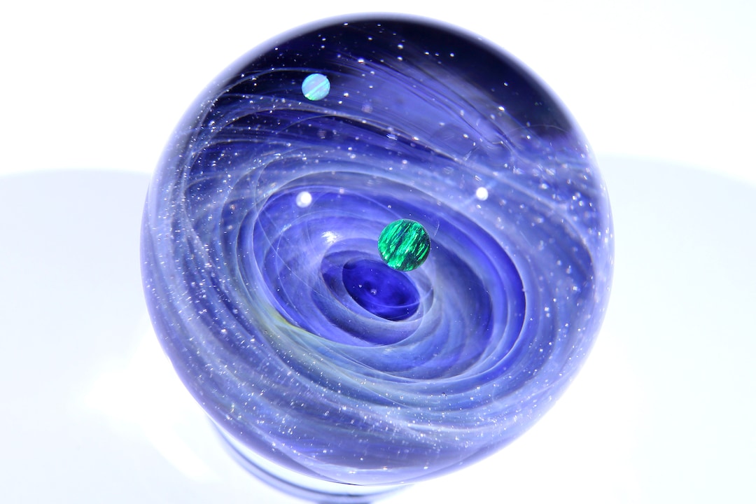 Unique Gift 47mm Galaxy Glass Marble Opal Space Glass - Etsy