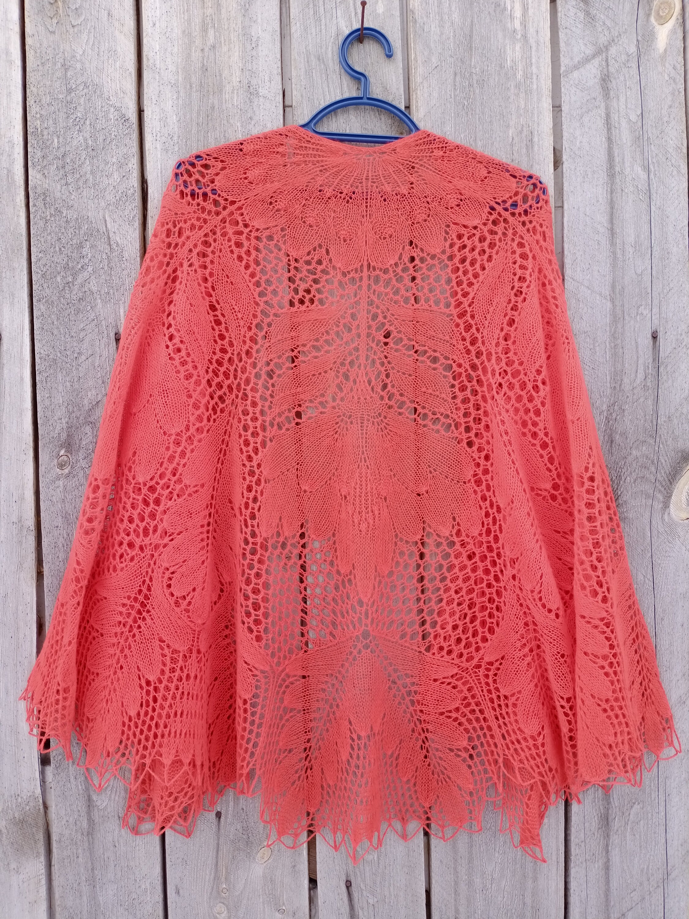 Big Red Lace Shawl, Handmade Knitted Lace Shawl, Natural Wool Lace Wrap ...