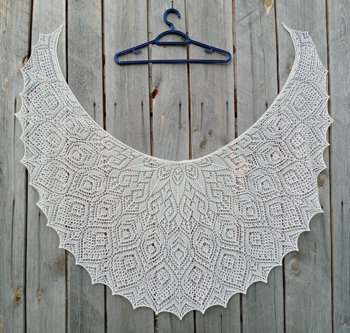 Pure White Knitted Lace Shawl Handmade Knitted Lace Wool - Etsy
