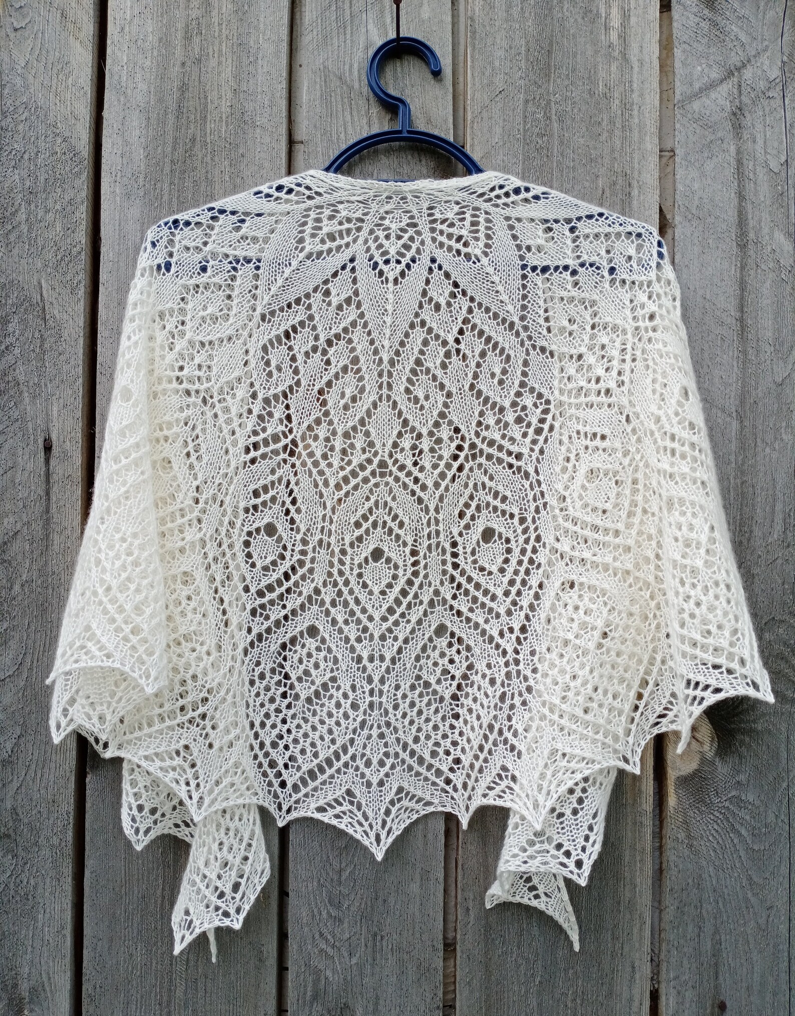 Pure White Knitted Lace Shawl Handmade Knitted Lace Wool - Etsy