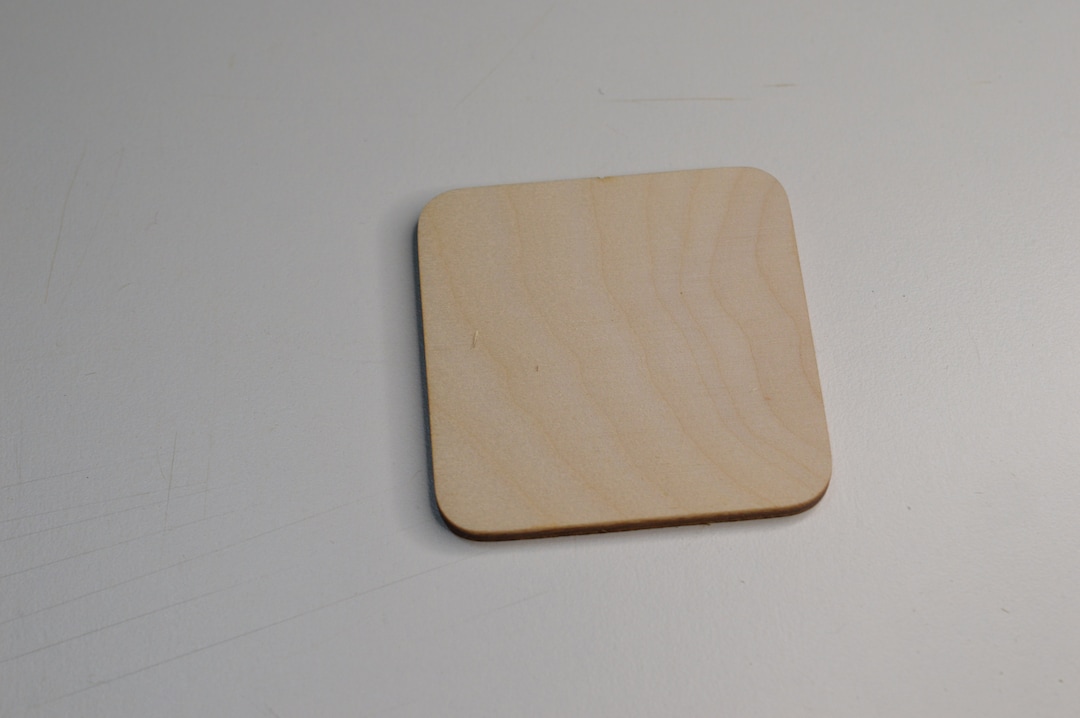 Pack of 20 Handmade Square Wooden Shapes 5x5 Cm - Etsy