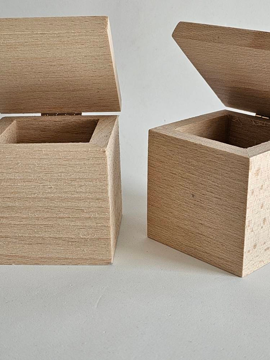 Solid Wood Box 7x6x6 Cm - Etsy