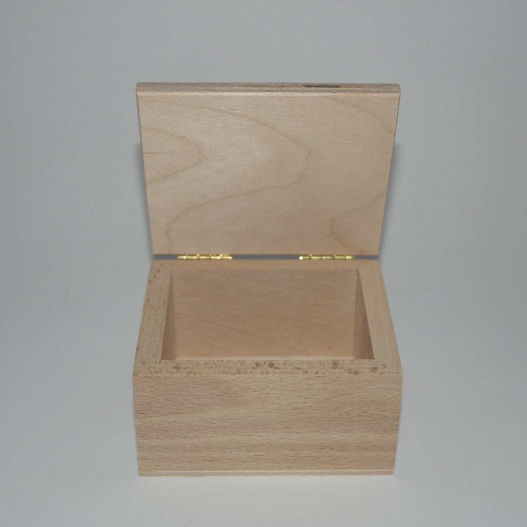 Wooden Box 7x7x6.8 Cm - Etsy