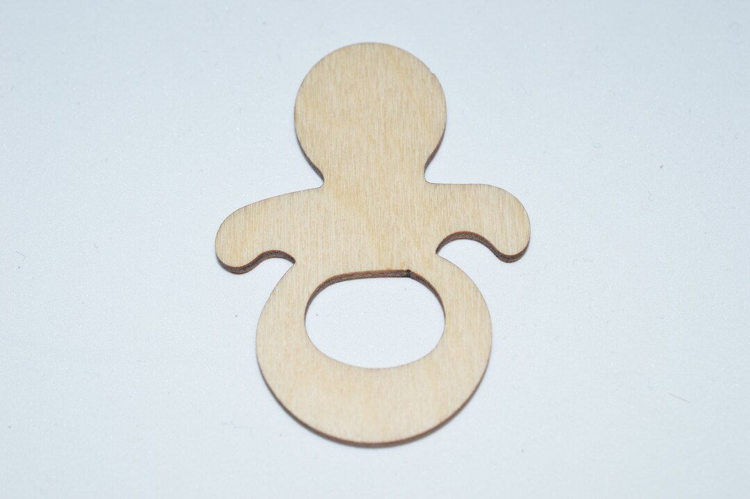 20 Wooden Pacifier Shapes 6 Cm - Etsy