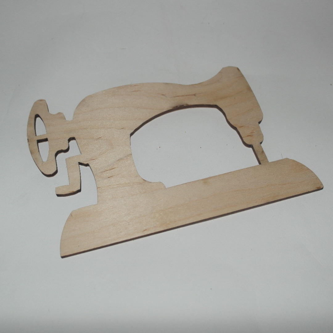 Wooden Sewing Machine Shape 20 X 14 Cm - Etsy UK