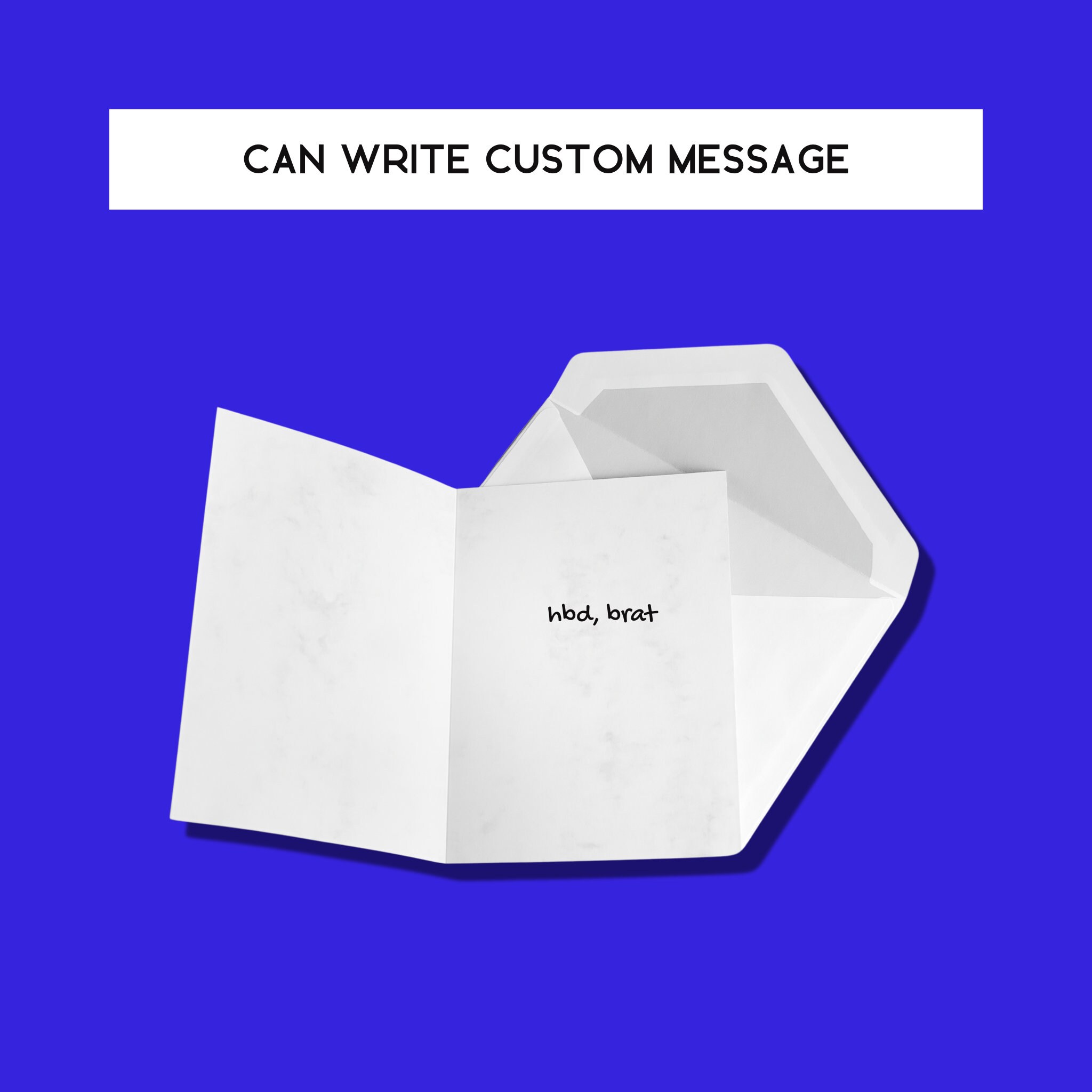 Brat HBD Inspired Birthday Greeting Card / Im so Julia Inspired / Funny ...