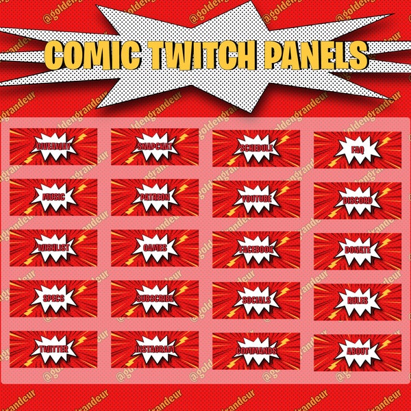 Comic Overlays - Etsy