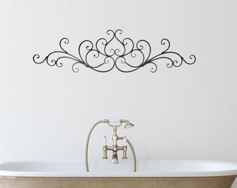 Scroll Metal Wall Art | Etsy