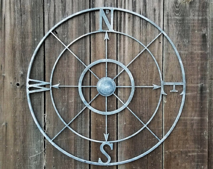 LIMITED EDITION Compass Rose/star Steppingstone Garden Art Landscaping ...