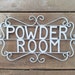 Powder Room Sign Bathroom Sign Decorative Restroom Sign | Etsy