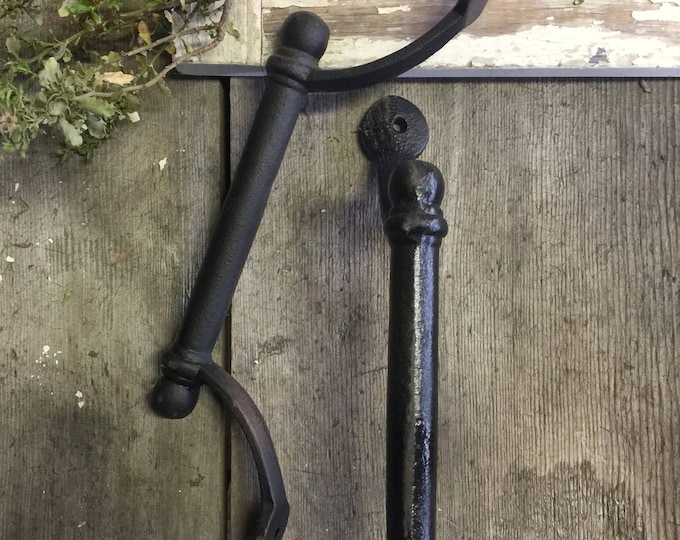 Small Iron Handle Pull Handle Gate Handle Barndoor Handle - Etsy