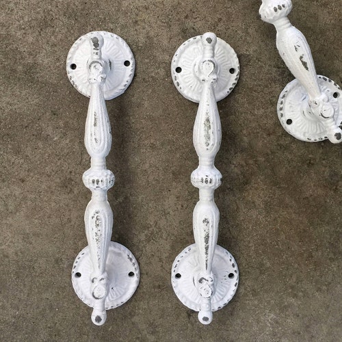 Cast Iron Barn Door Rustic Handles Farmhouse Decor Rustic Home - Etsy