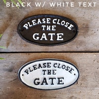 Please Do Not Open the Gate Thank You Sign | Property Safety Wall Decor ...
