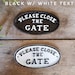 Please Do Not Open the Gate Thank You Sign | Property Safety Wall Decor ...