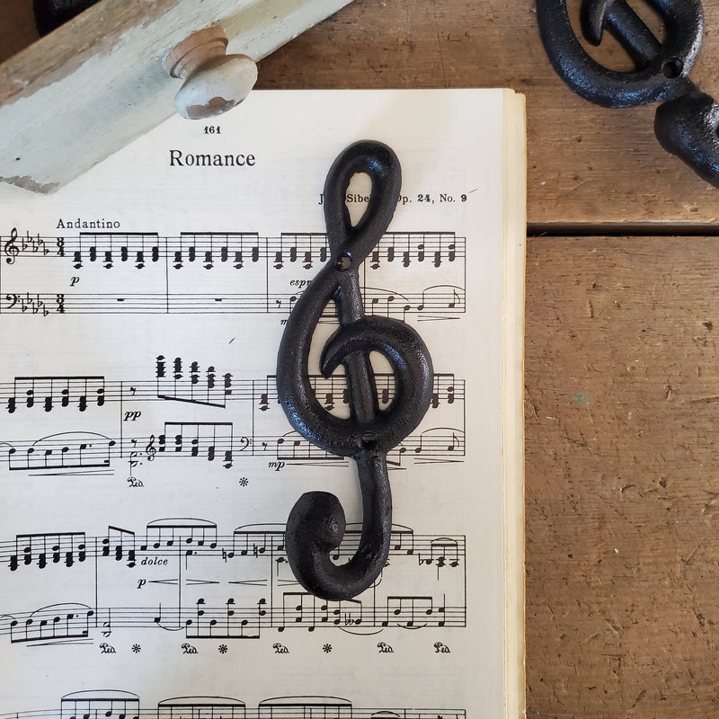 Music Themed Wall Hook - Etsy