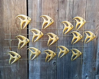 Metal fish wall art | Etsy
