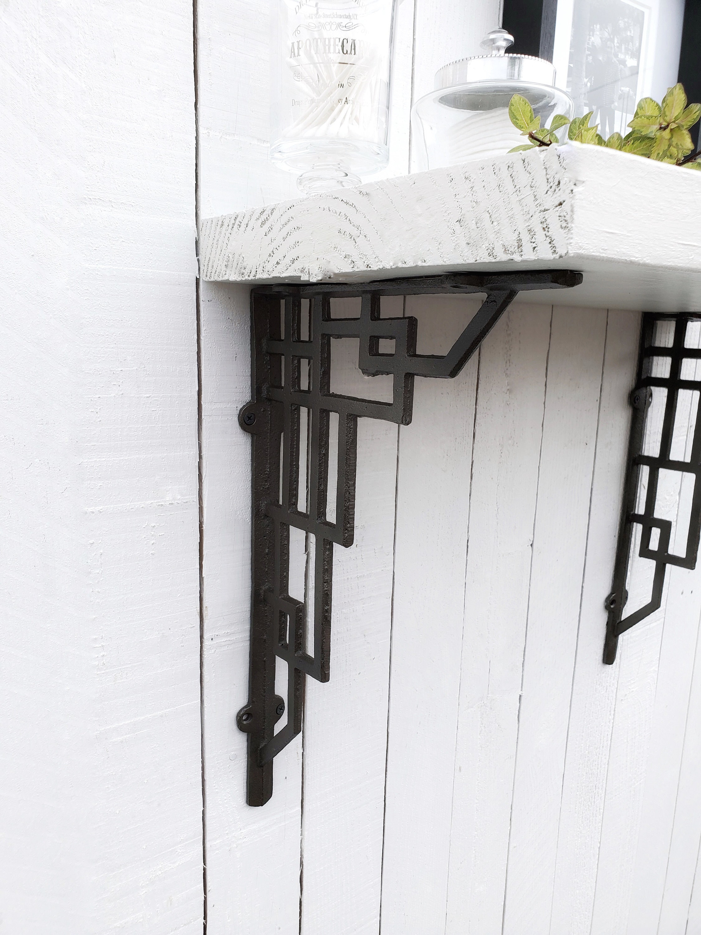 Large Iron Brackets Modern Home Decor Shelving Brackets - Etsy