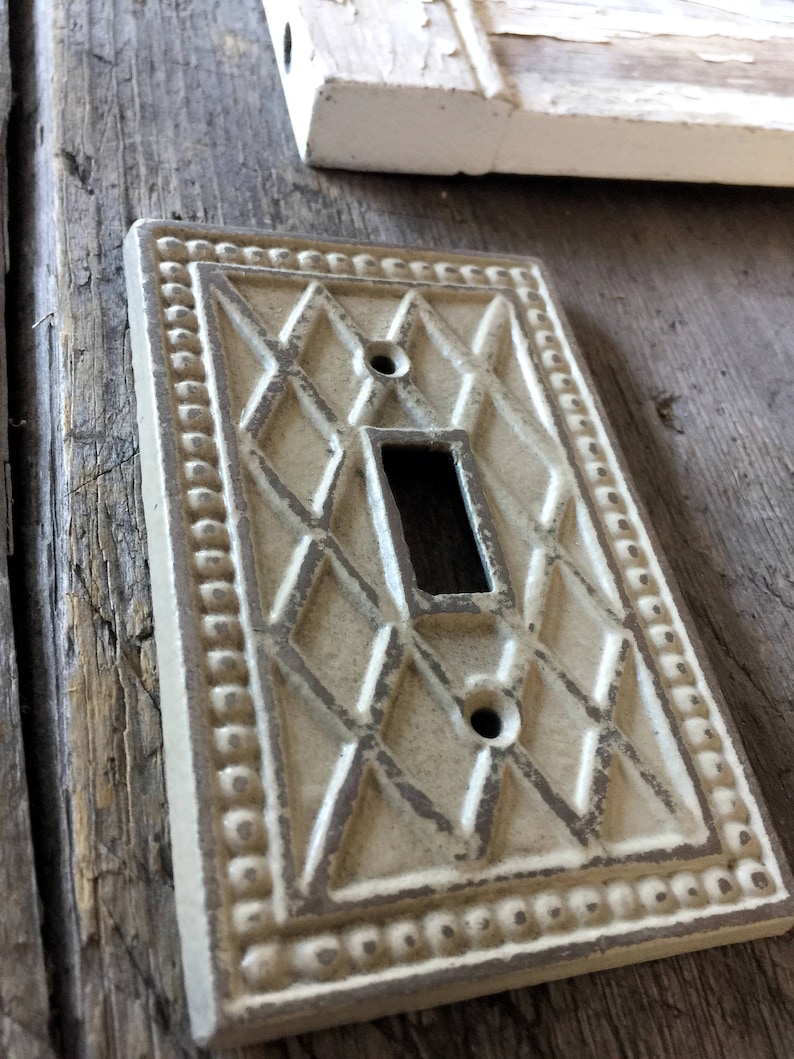 Single Light Switch Switchplates Light Switch Cover Shabby | Etsy