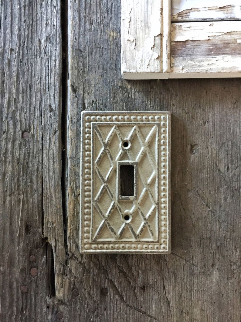 Single Light Switch, Switchplates, Light Switch Cover, Shabby Chic ...