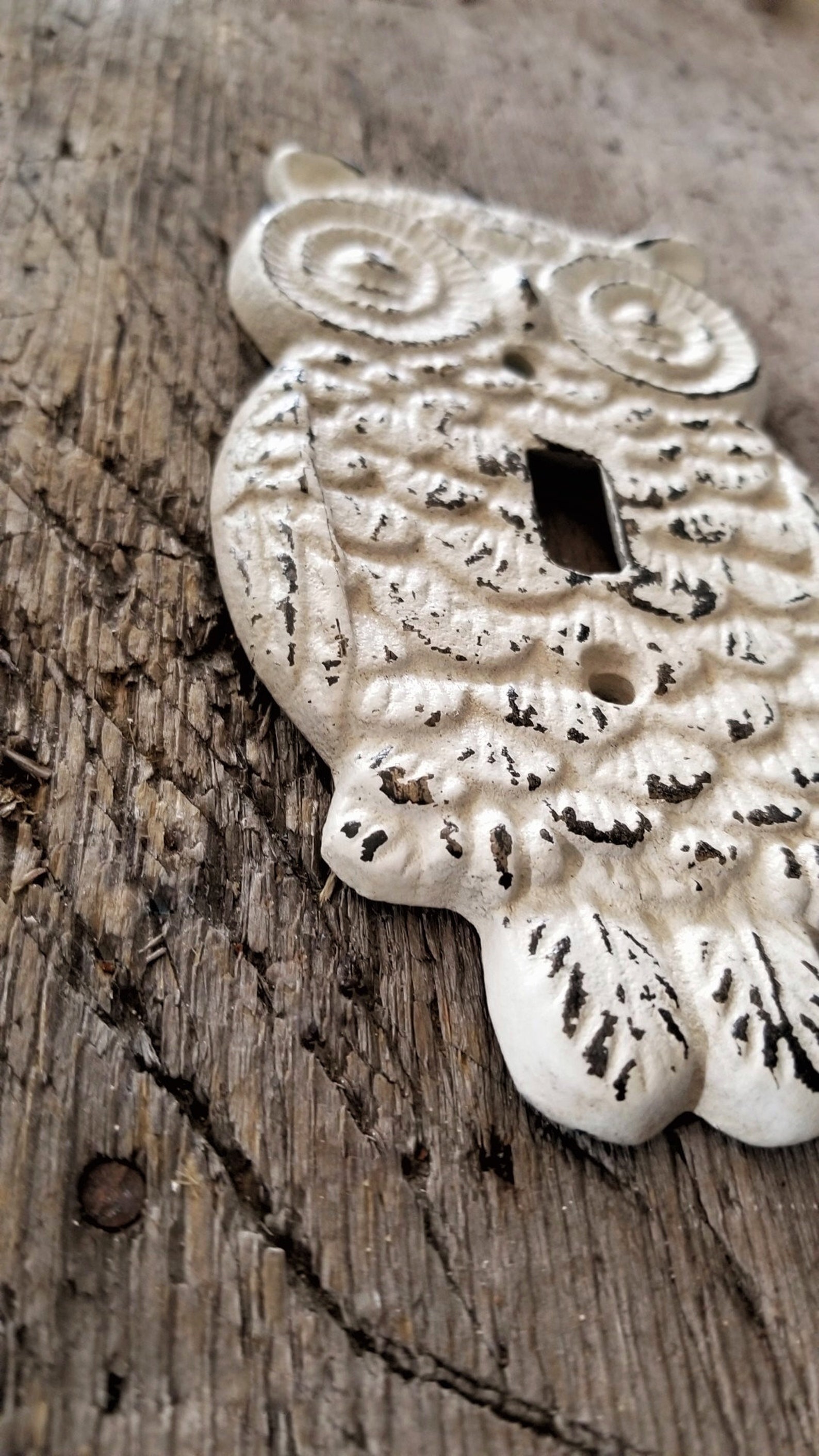 Shabby Chic Owl Light Switch Cover Farmhouse Bird Decor - Etsy