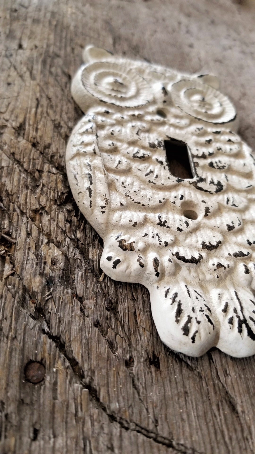 Shabby Chic Owl Light Switch Cover Farmhouse Bird Decor - Etsy