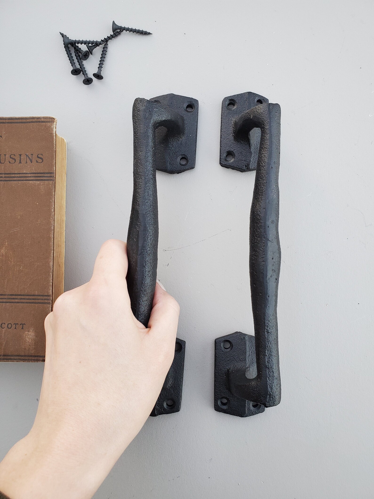Iron Utility Handles, Door Handle, Knobs and Pulls, Gate Handles - Etsy