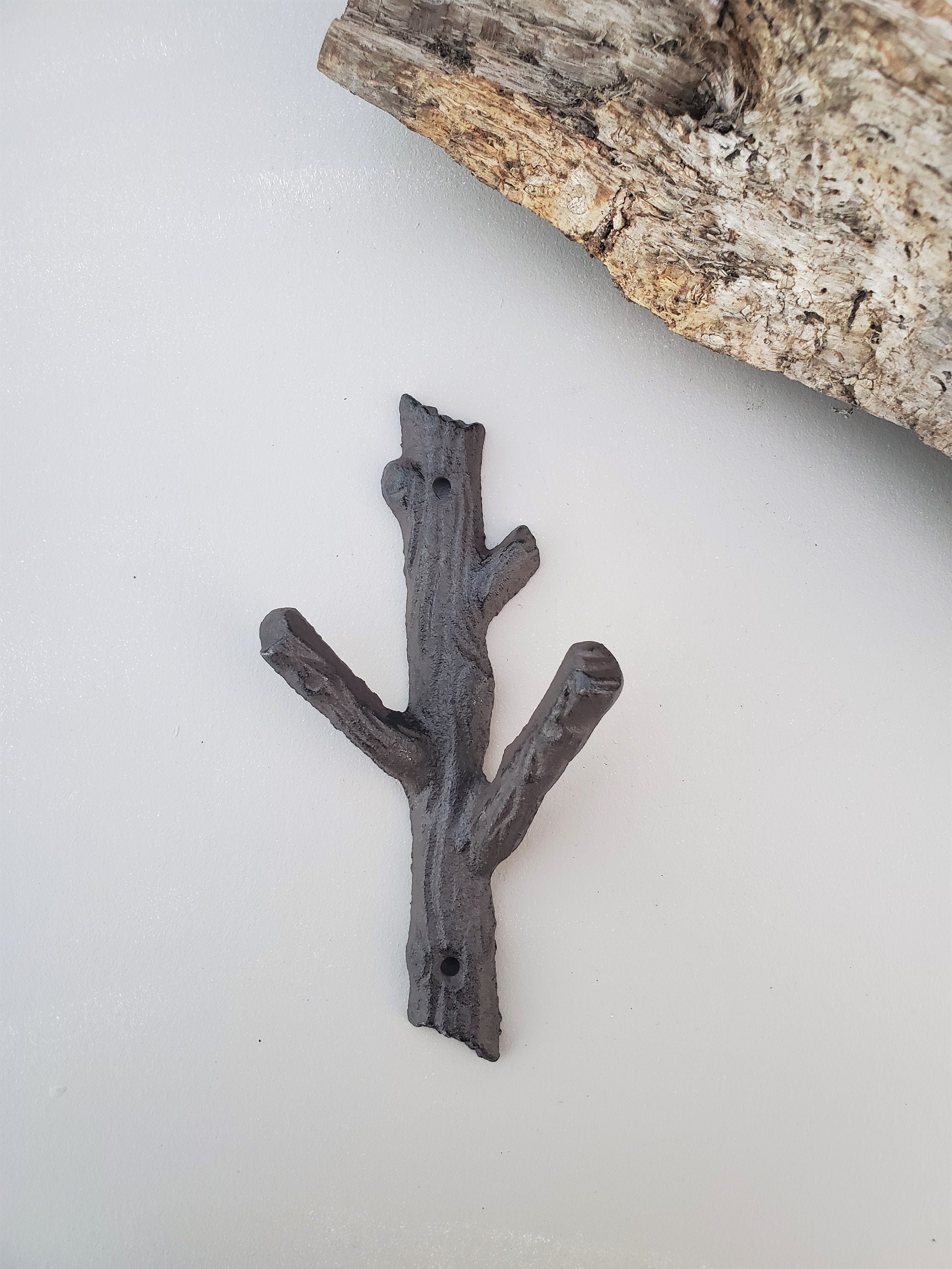 Branch Hooks, Small Branch Wall Hooks, Rustic Style Coat Hooks ...