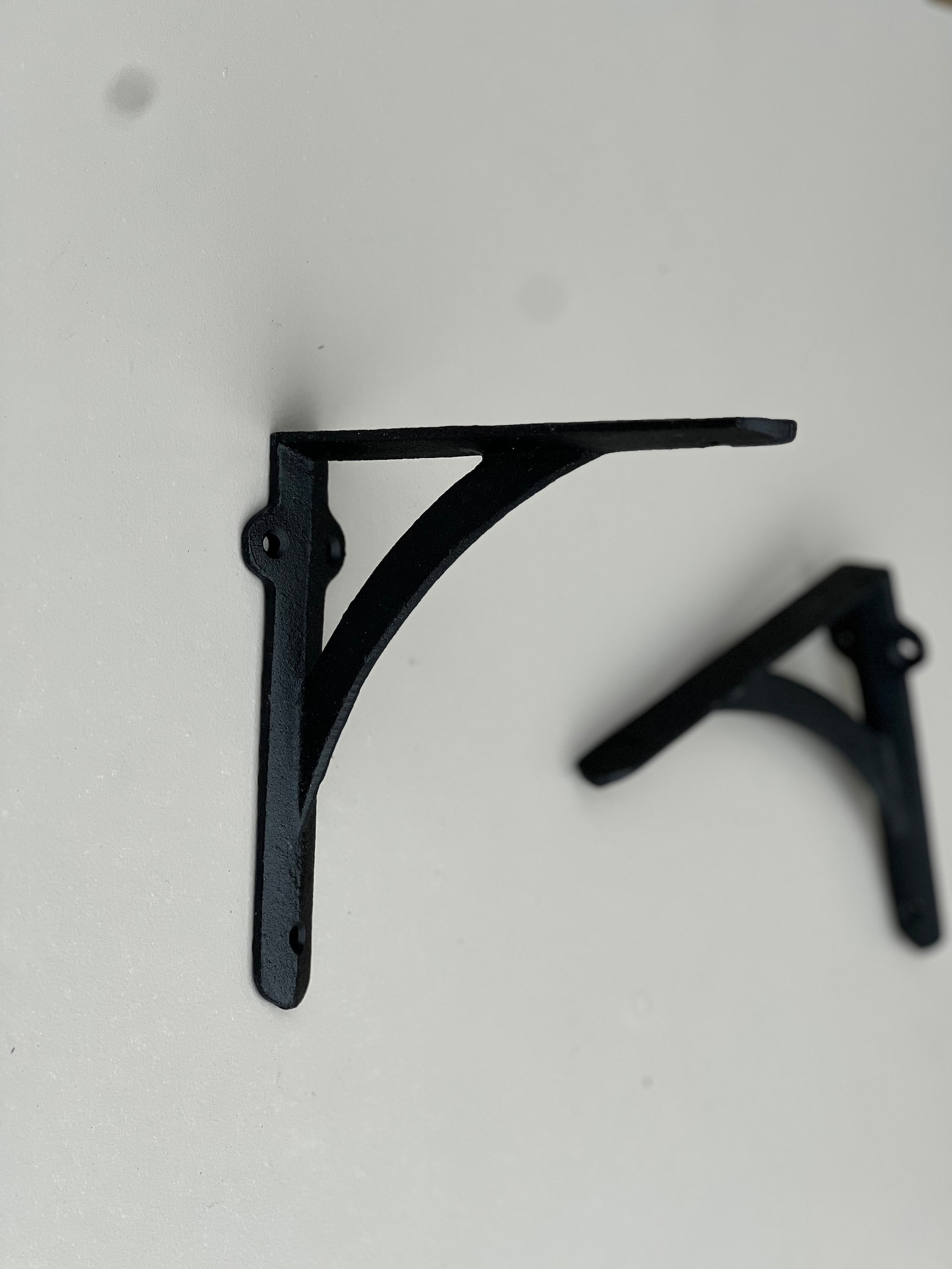 Simple Iron Brackets, Shelving Brackets, 3 Sizes, Shelf Decor ...