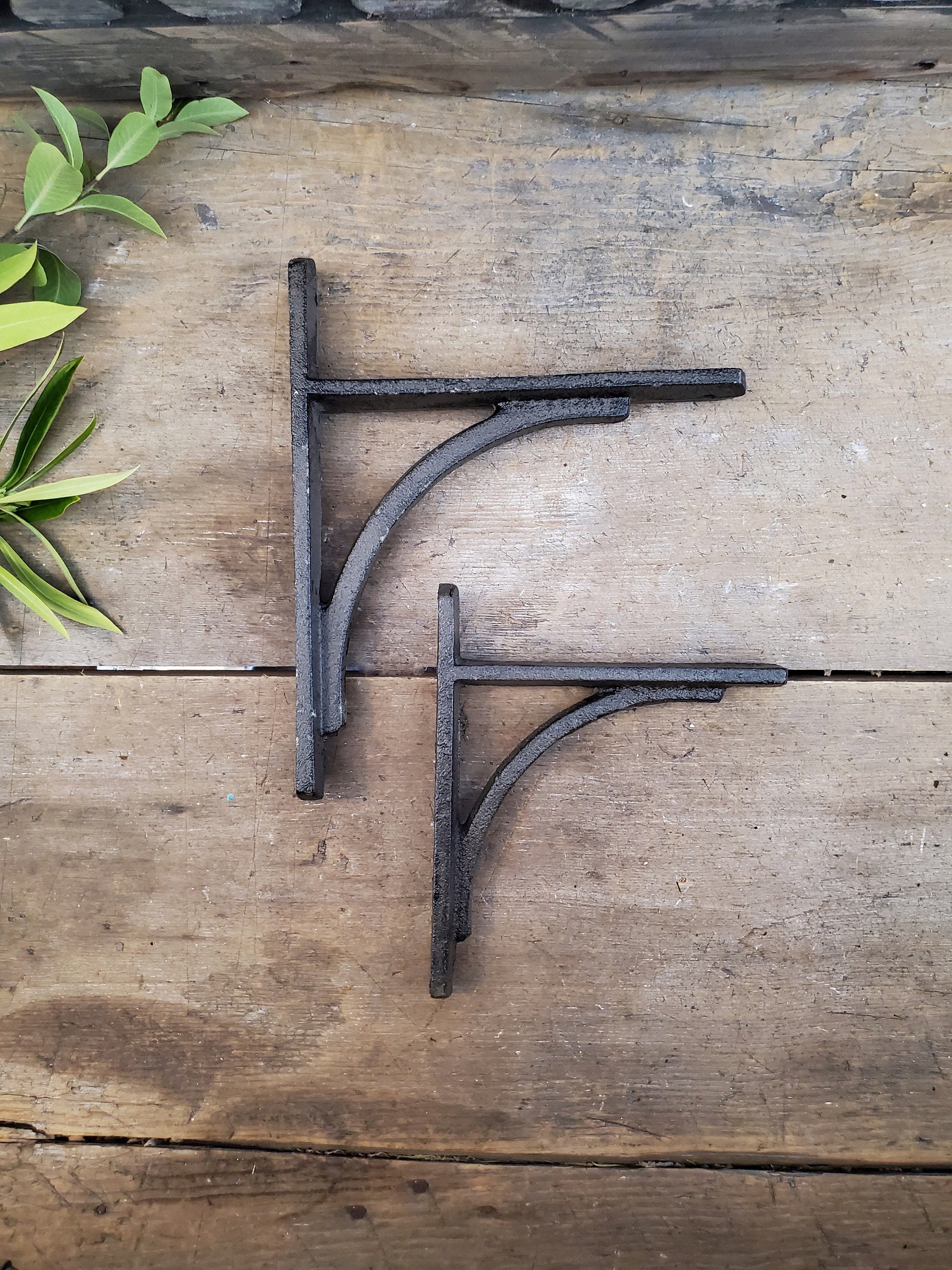 Modern Iron Brackets Shelving Brackets Shelf Decor 2 Sizes - Etsy