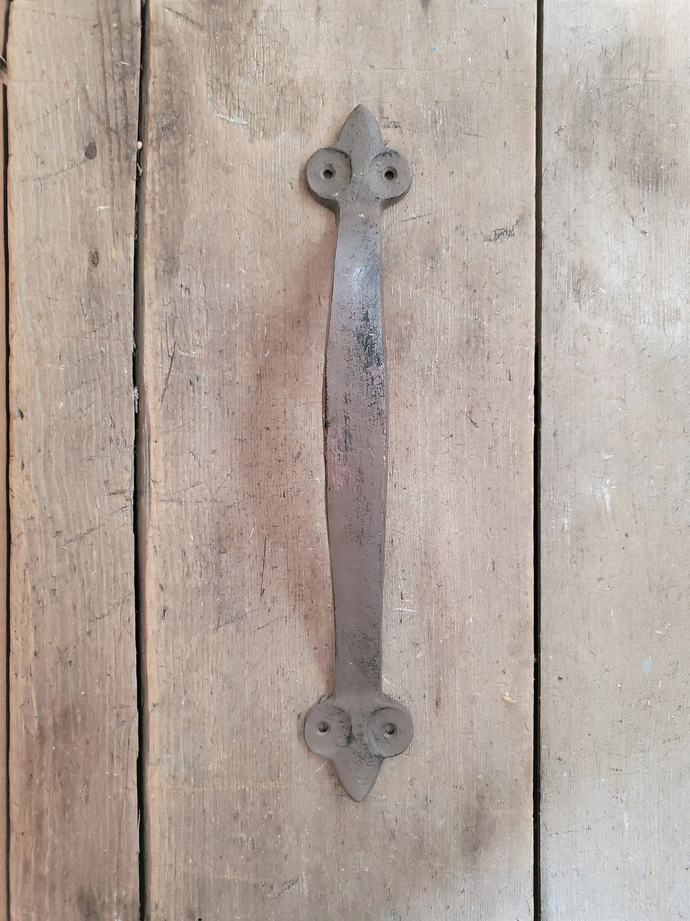 Large Iron Handle Pull Handle Gate Handle Barndoor Handle - Etsy