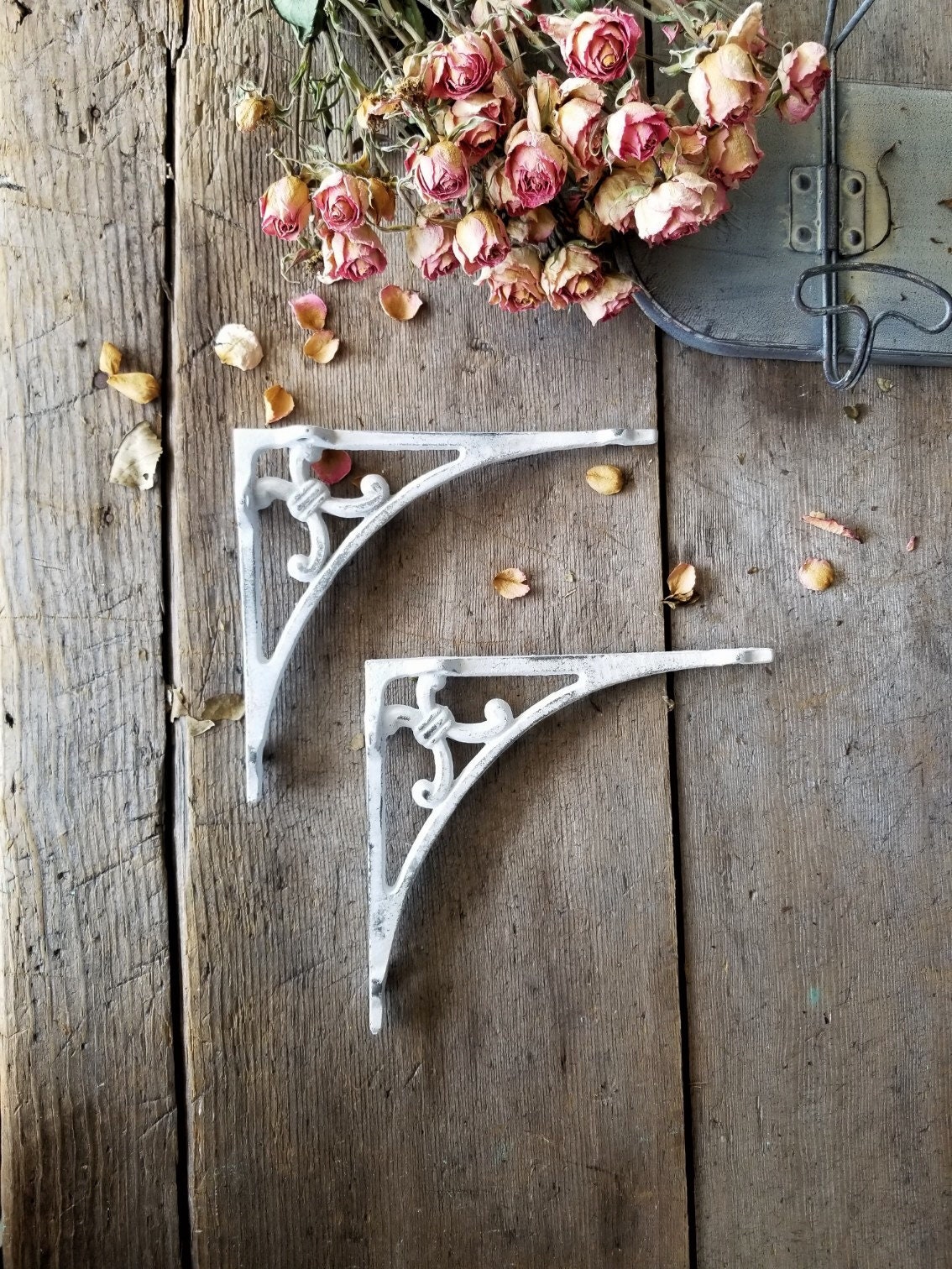 Small & Large French Iron Brackets Shelving Brackets Shelf | Etsy