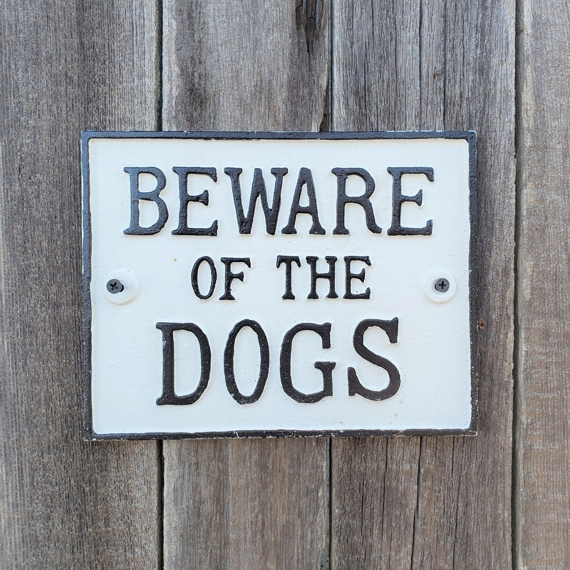 Beware Sign - Etsy